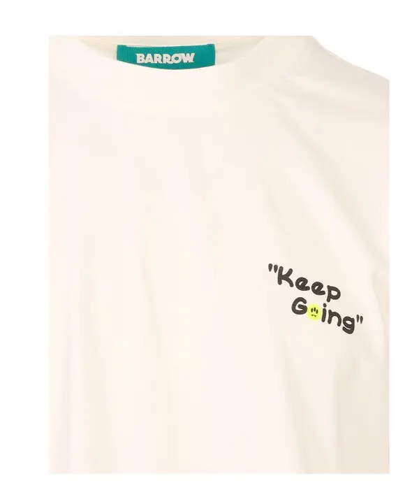 BARROW Teddy Bear Printed Jersey T-shirt