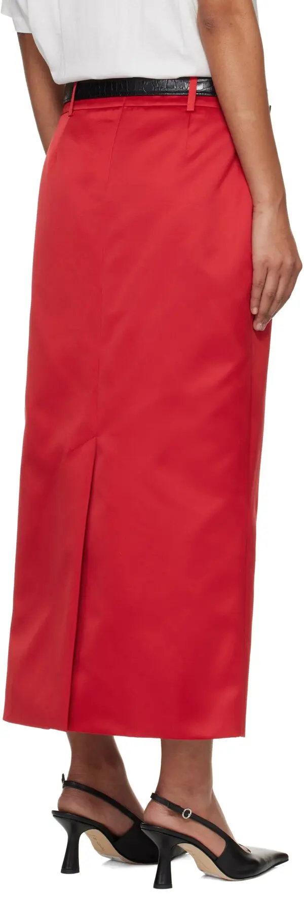 THE FRANKIE SHOP Belt Loop Midi Skirt