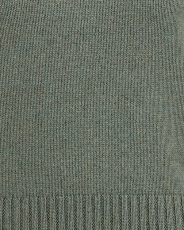 Extreme Cashmere Jo Ribbed Polo Sweater - Hemlock