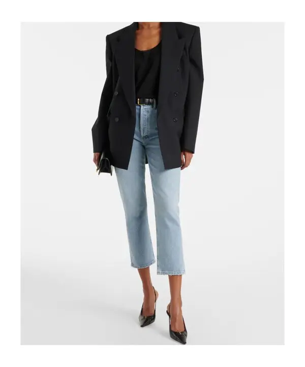 AGOLDE Riley High-rise Straight-leg Denim Trousers