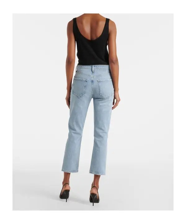 AGOLDE Riley High-rise Straight-leg Denim Trousers