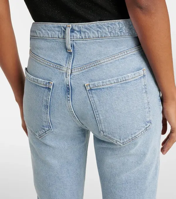 AGOLDE Riley High-rise Straight-leg Denim Trousers