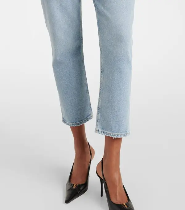 AGOLDE Riley High-rise Straight-leg Denim Trousers