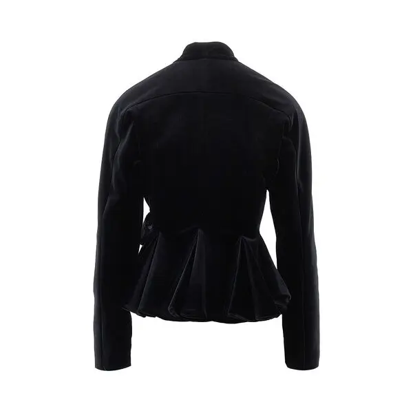Alberta Ferretti Velvet Jacket With Bow