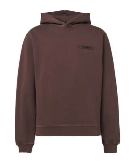 Jacquemus Logo Cotton Fleece Hoodie - No