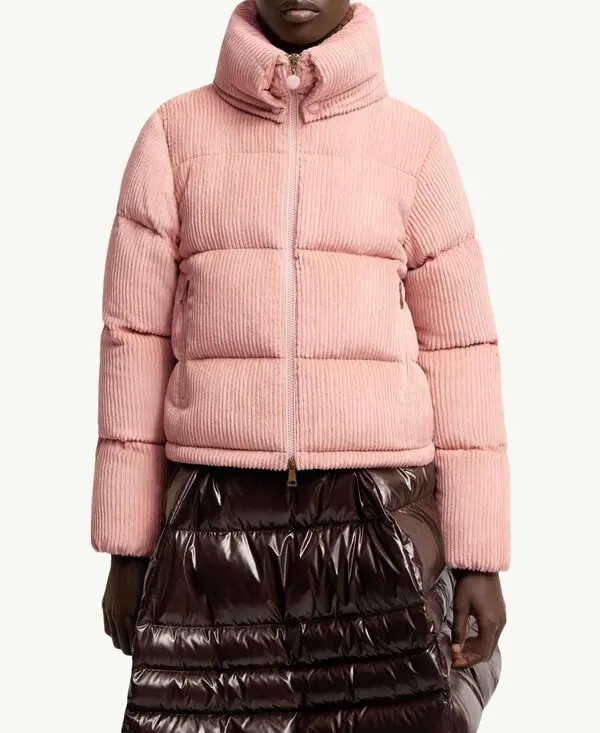 Moncler Lumineux Corduroy Short Down Jacket