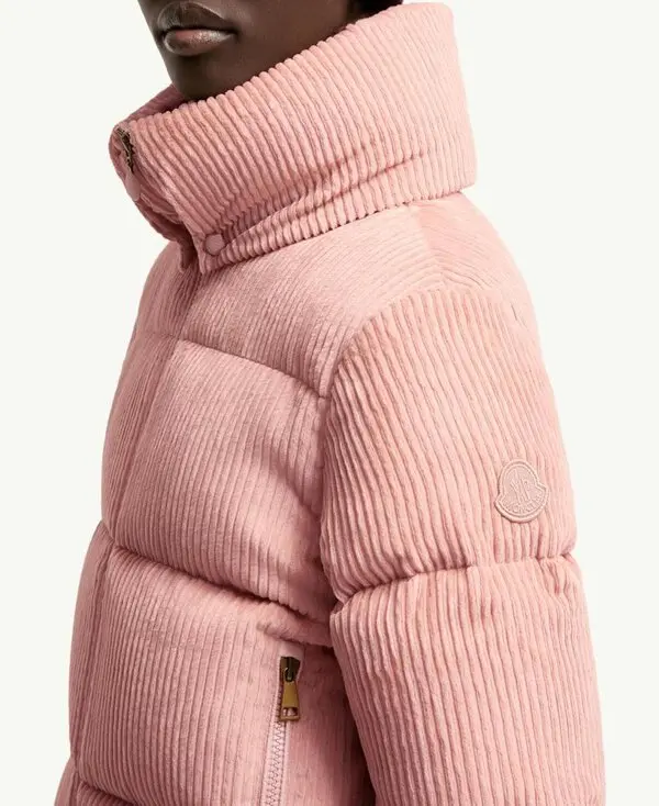 Moncler Lumineux Corduroy Short Down Jacket
