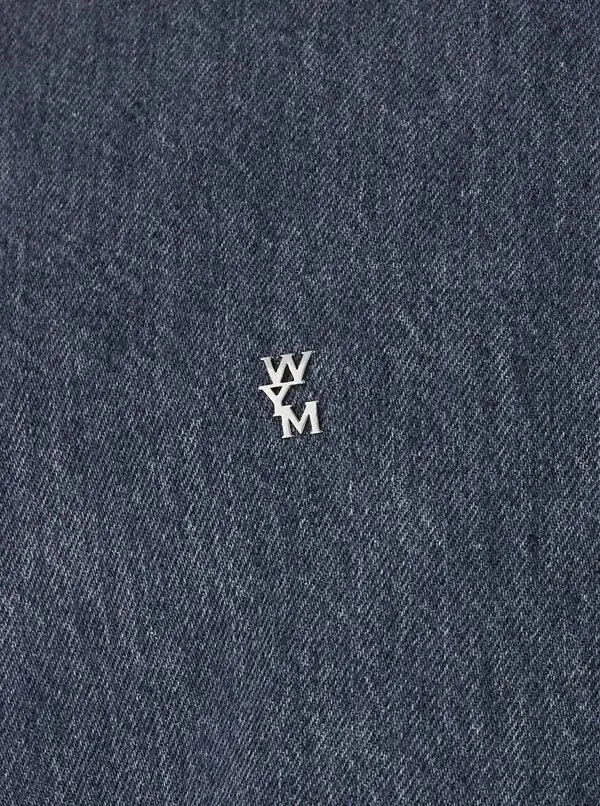 WOOYOUNGMI Graphic Back Denim Shirt