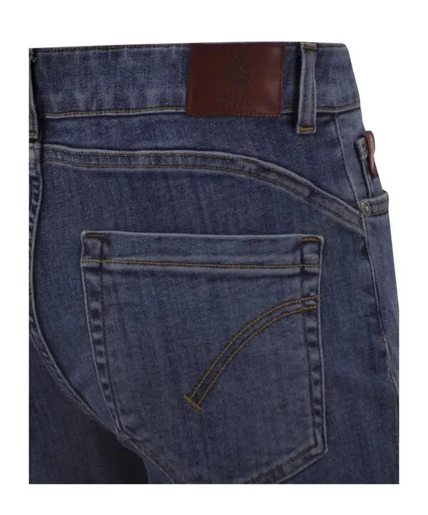 DONDUP Single-breasted Denim Trousers