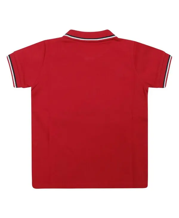 Moncler Logo-patch Tipped Polo Shirt