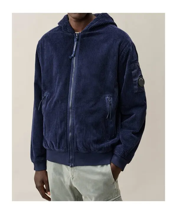 C.P. COMPANY Hooded Lens Padded Sweatshirt