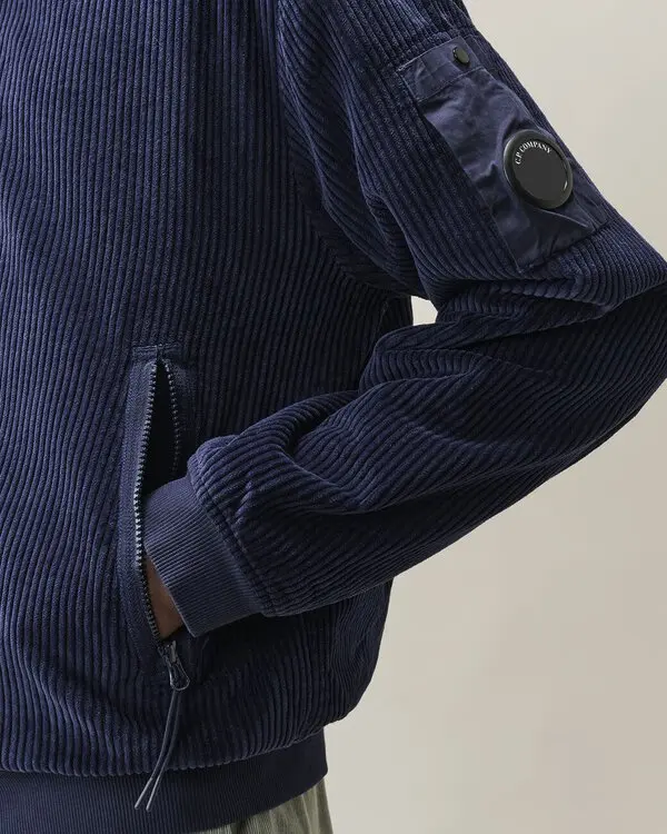 C.P. COMPANY Hooded Lens Padded Sweatshirt