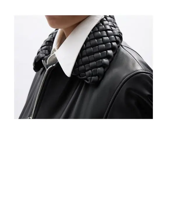 Bottega Veneta Shiny Leather Padded Blouson