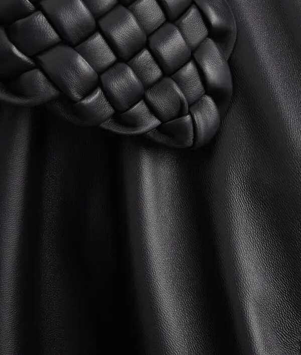 Bottega Veneta Shiny Leather Padded Blouson