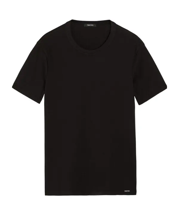 TOM FORD Simple And Form-fitting T-shirt - Black