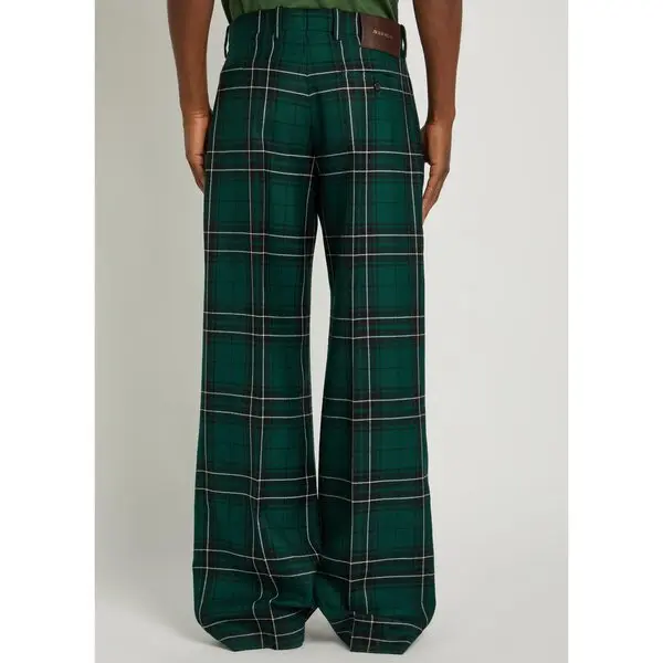 J.W.ANDERSON Checked Wool Trousers