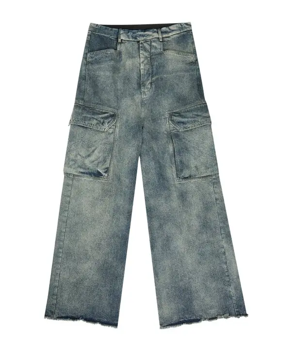 Rick Owens Denim Wide-leg Pants - No
