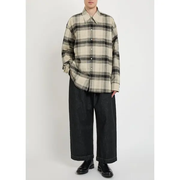 Studio Nicholson Mid-rise Cotton Wide-leg Jeans