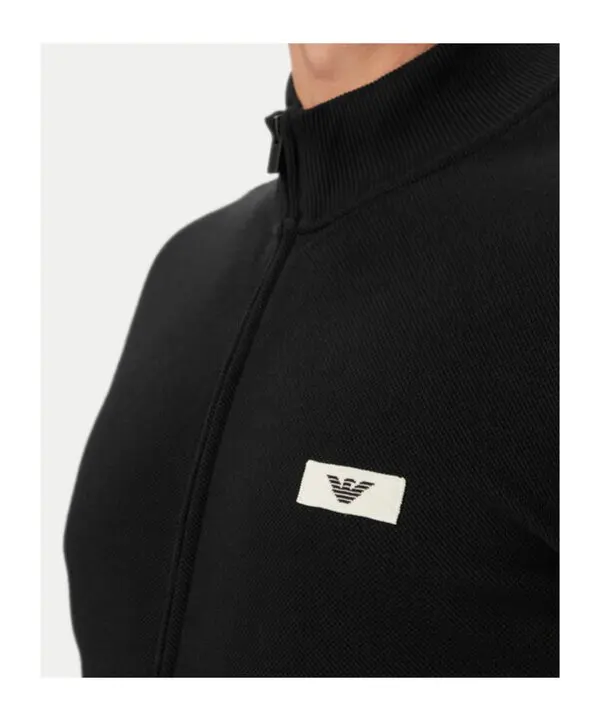 Emporio Armani Long-sleeved Zip-up Sweatshirt