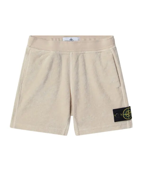 Stone Island Elastic-waist Shorts - Plaster