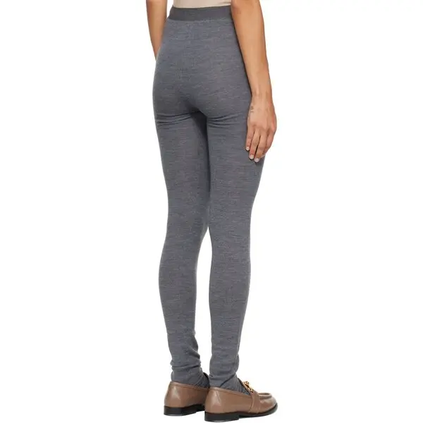 Bottega Veneta Logo-embroidered Leggings