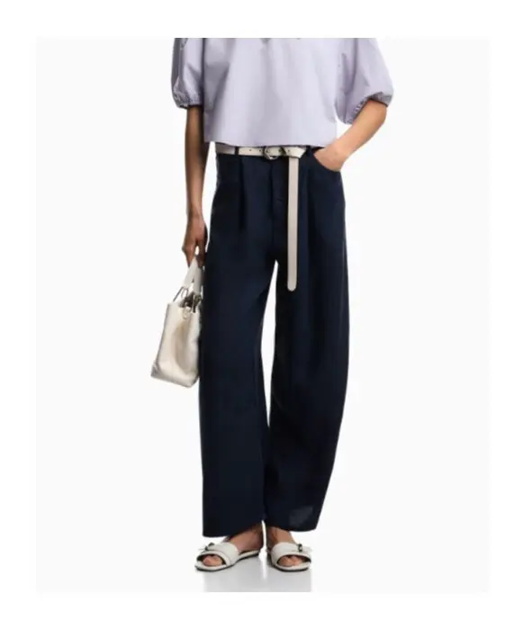 Emporio Armani J4e Relaxed-fit Linen Trousers