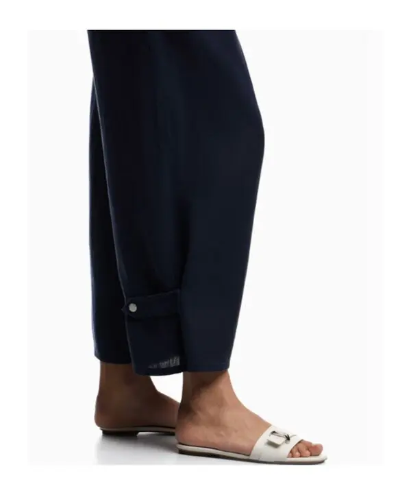 Emporio Armani J4e Relaxed-fit Linen Trousers