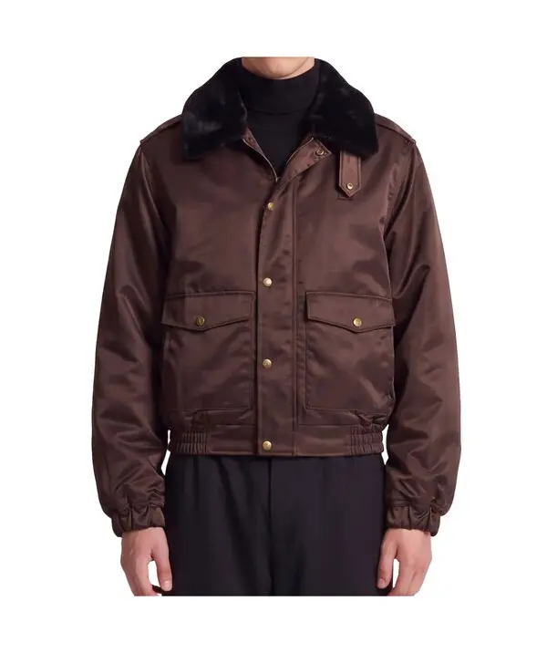 WILLY CHAVARRIA Long-sleeve Casual Jacket - Brown
