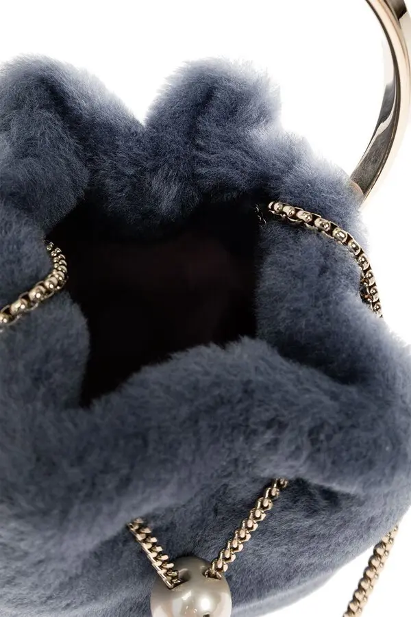JIMMY CHOO Bon Bon Drawstring Tote Bag
