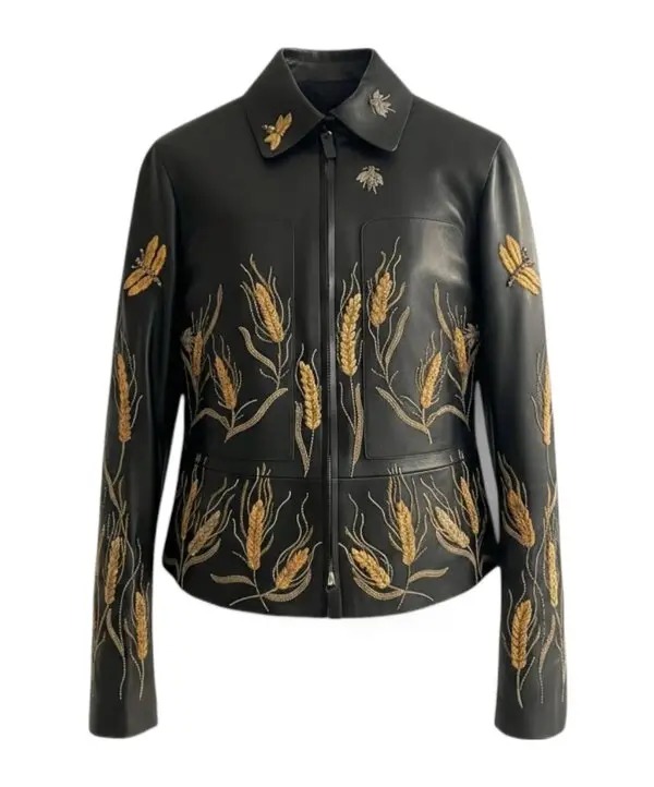 Valentino Garavani Embroidered Zip-up Jacket