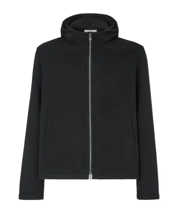 Fendi Zip-up Hooded Jackets