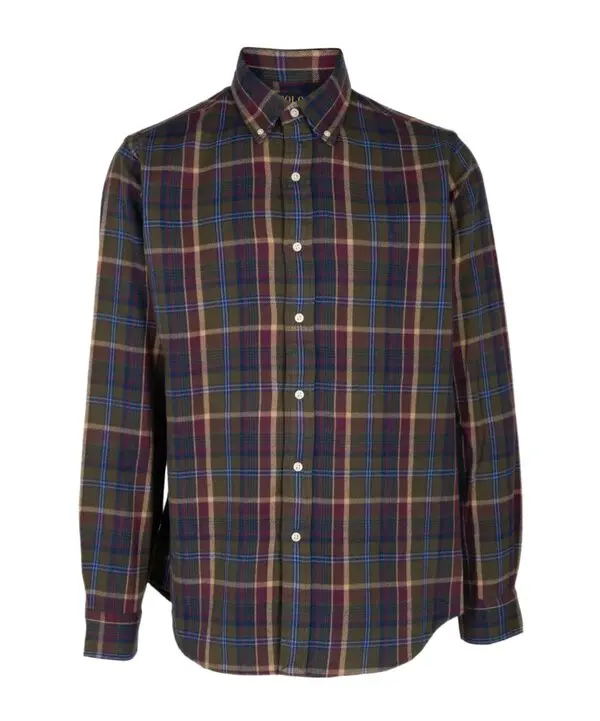 Polo Ralph Lauren Long Sleeve Brushed Flannel Sport Shirt - No
