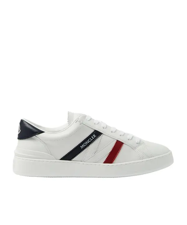 Moncler Leather Sneakers - White