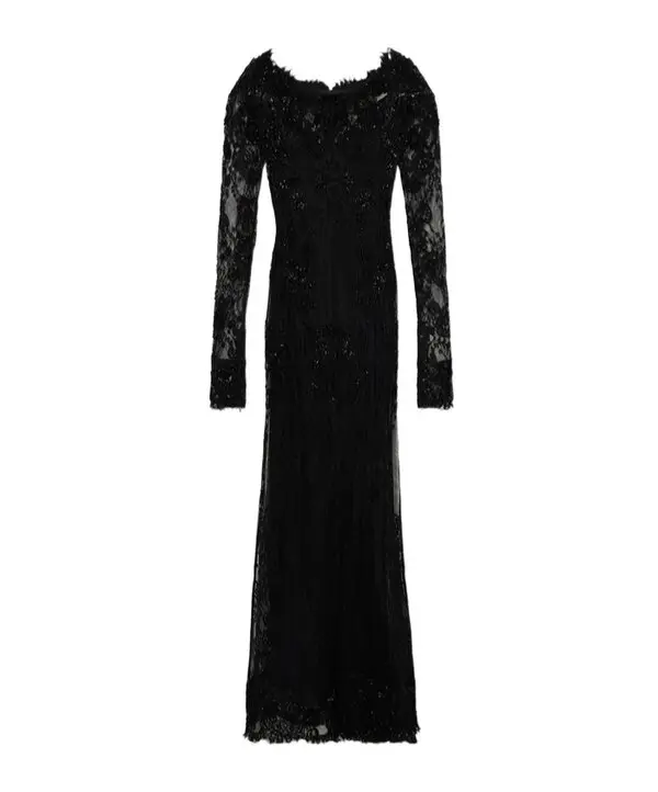Blumarine Lace Dress - Black