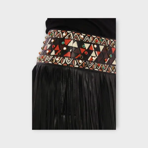 Valentino Garavani Fringed Skirt