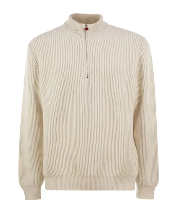 Kiton Long-sleeve Half-zip Sweater - No