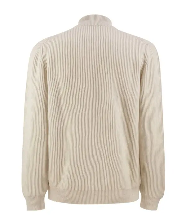 Kiton Long-sleeve Half-zip Sweater