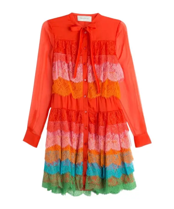 Valentino Garavani Long-sleeved Dress