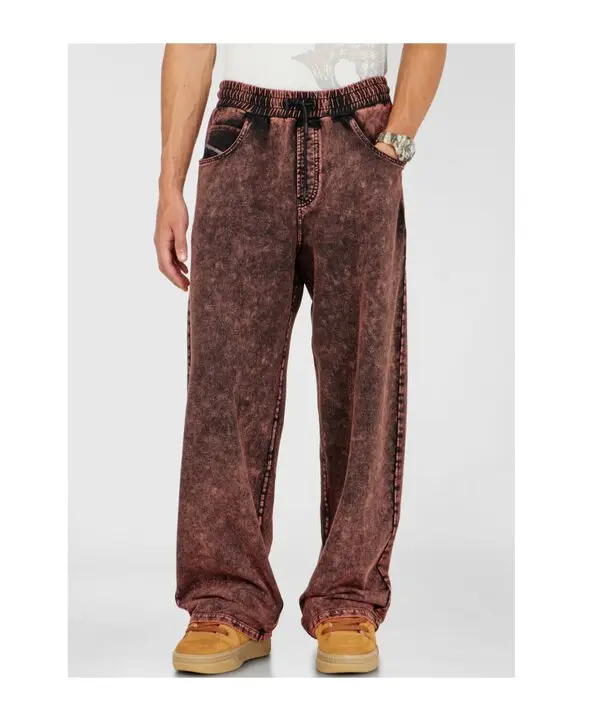 DIESEL® Sweatpants With Denim Effect