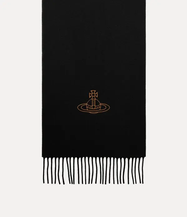VIVIENNE WESTWOOD Embroidered Orb Long Scarf