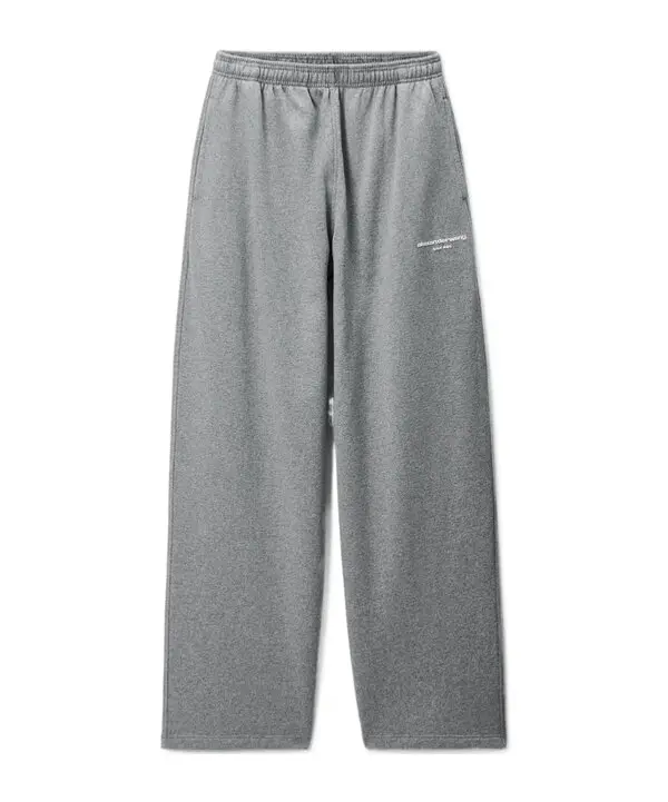 Alexander Wang Logo Print Mid-rise Oversized Sweatpant - Sidewalk