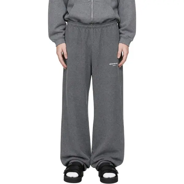 Alexander Wang Logo Print Mid-rise Oversized Sweatpant