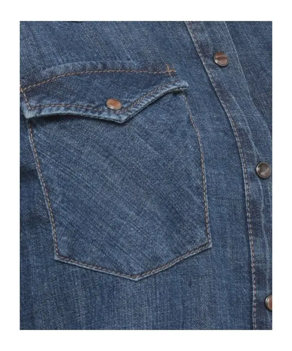 Peserico Western Denim Shirt