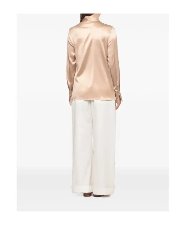 Peserico Concealed Placket Silk Shirt