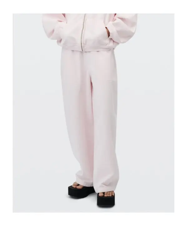Alexander Wang Logo Print Mid-rise Oversized Sweatpant