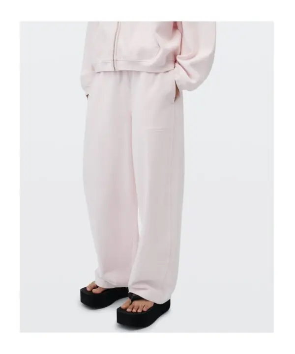 Alexander Wang Logo Print Mid-rise Oversized Sweatpant