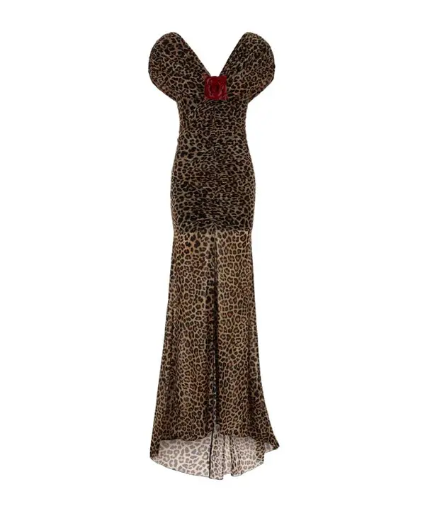 Blumarine Printed Dress - Animal Pattern