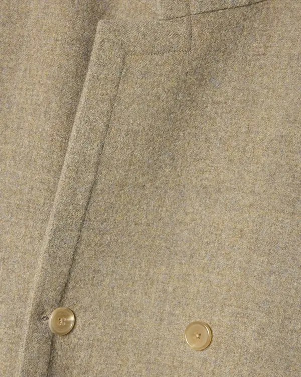 Celine Coat In Wool And Silk