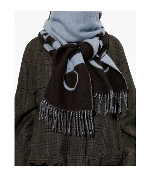 VIVIENNE WESTWOOD Logo Jacquard Scarf
