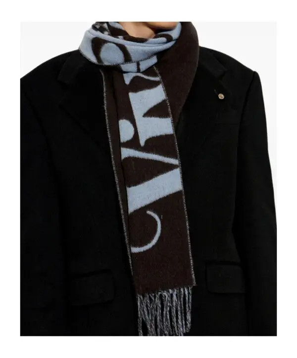 VIVIENNE WESTWOOD Logo Jacquard Scarf
